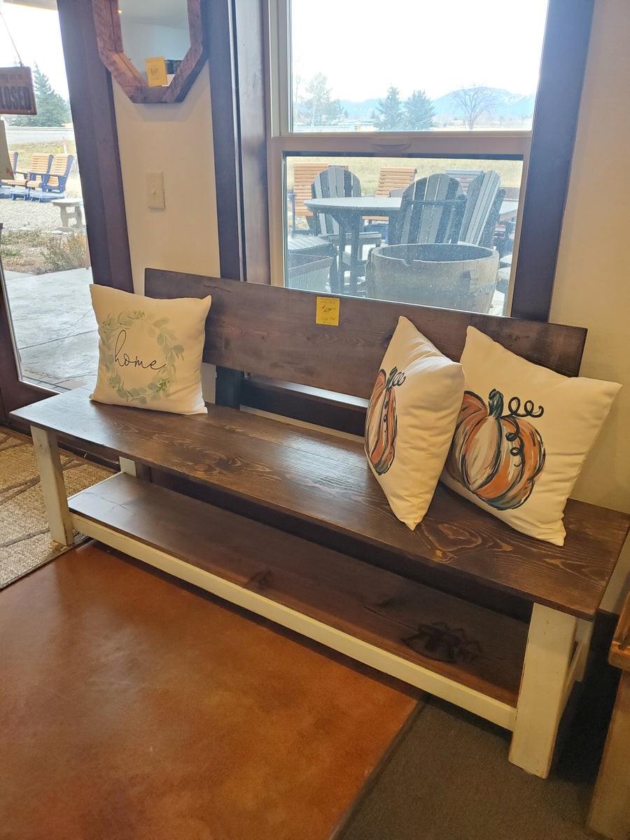 6' Farmhouse Entry Bench – Outwest Furniture Inc